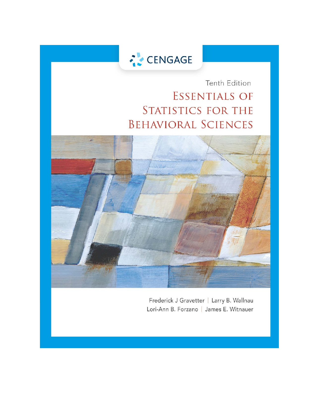 Essentials of Statistics for the Behavioral Sciences 10th Edition by ...