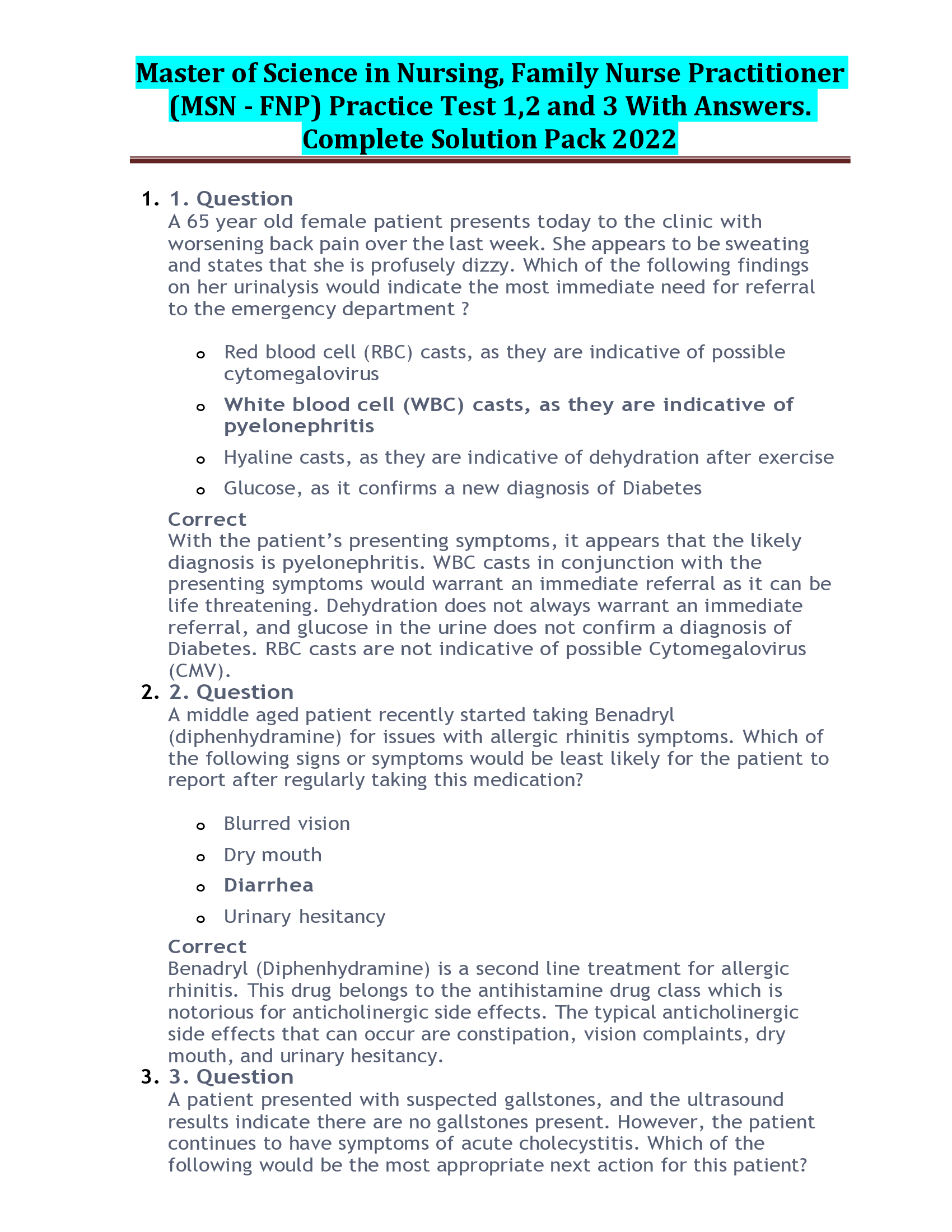 Master of Science in Nursing, Family Nurse Practitioner (MSN - FNP ...