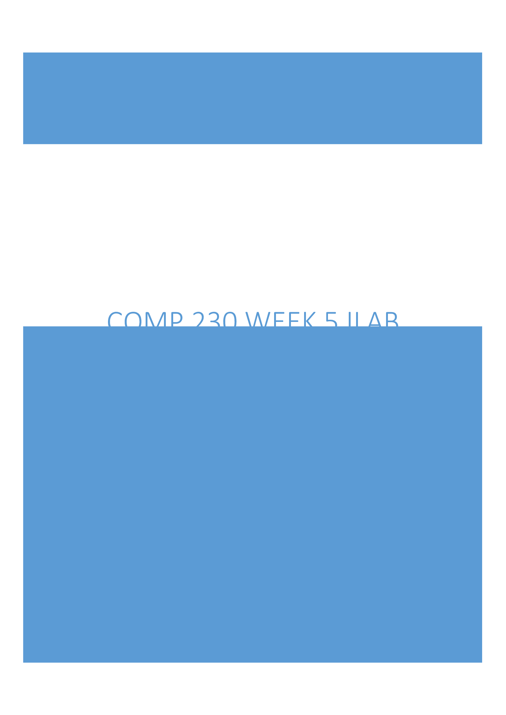COMP 230 WEEK 5 ILAB VBSCRIPTMODULAR LAB REPORT(1) NEW UPDATED2021 - Pasing Grades