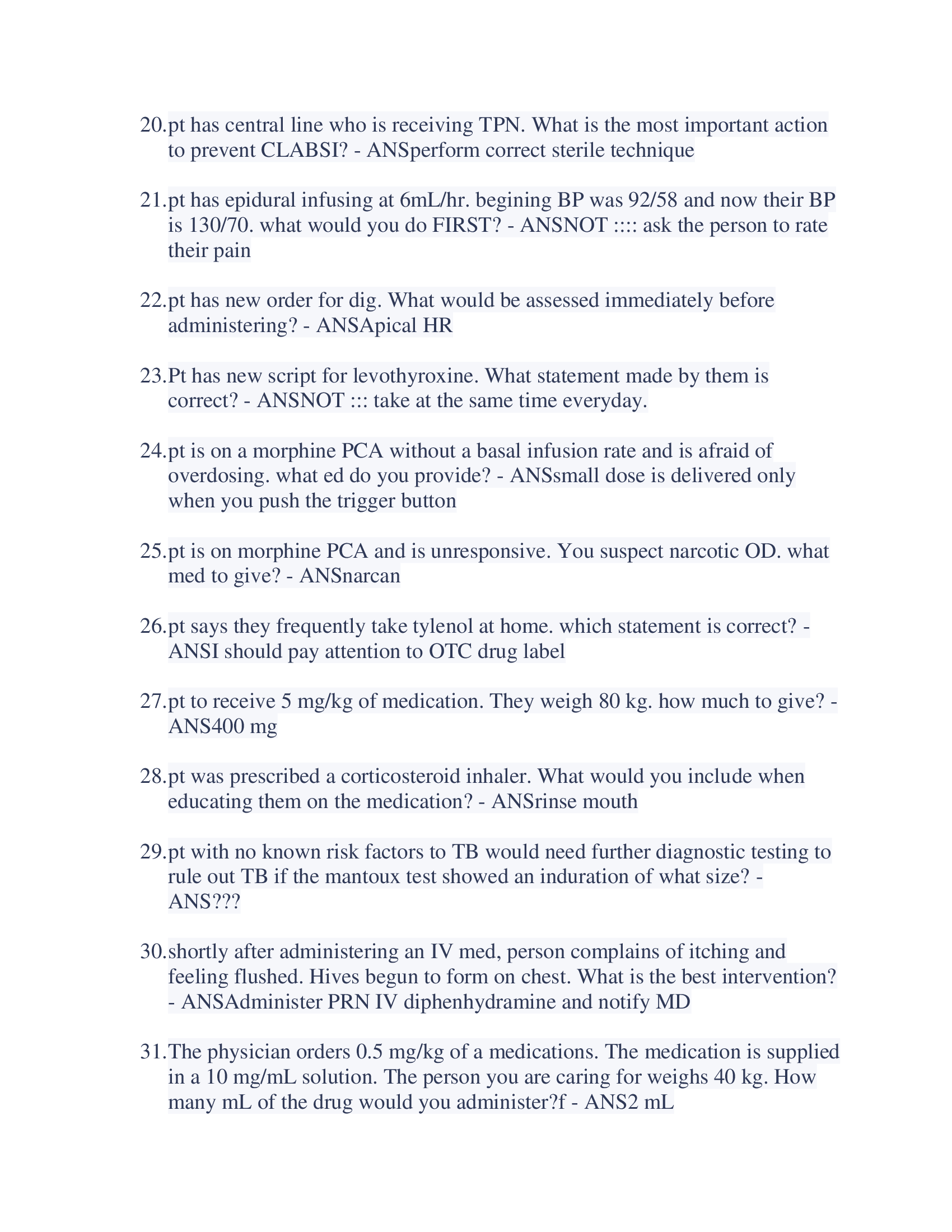 RN PHARMACOLOGY EXAM QUESTIONS WITH VERIFIED DETAILED ANSWERS A RELIAS ...